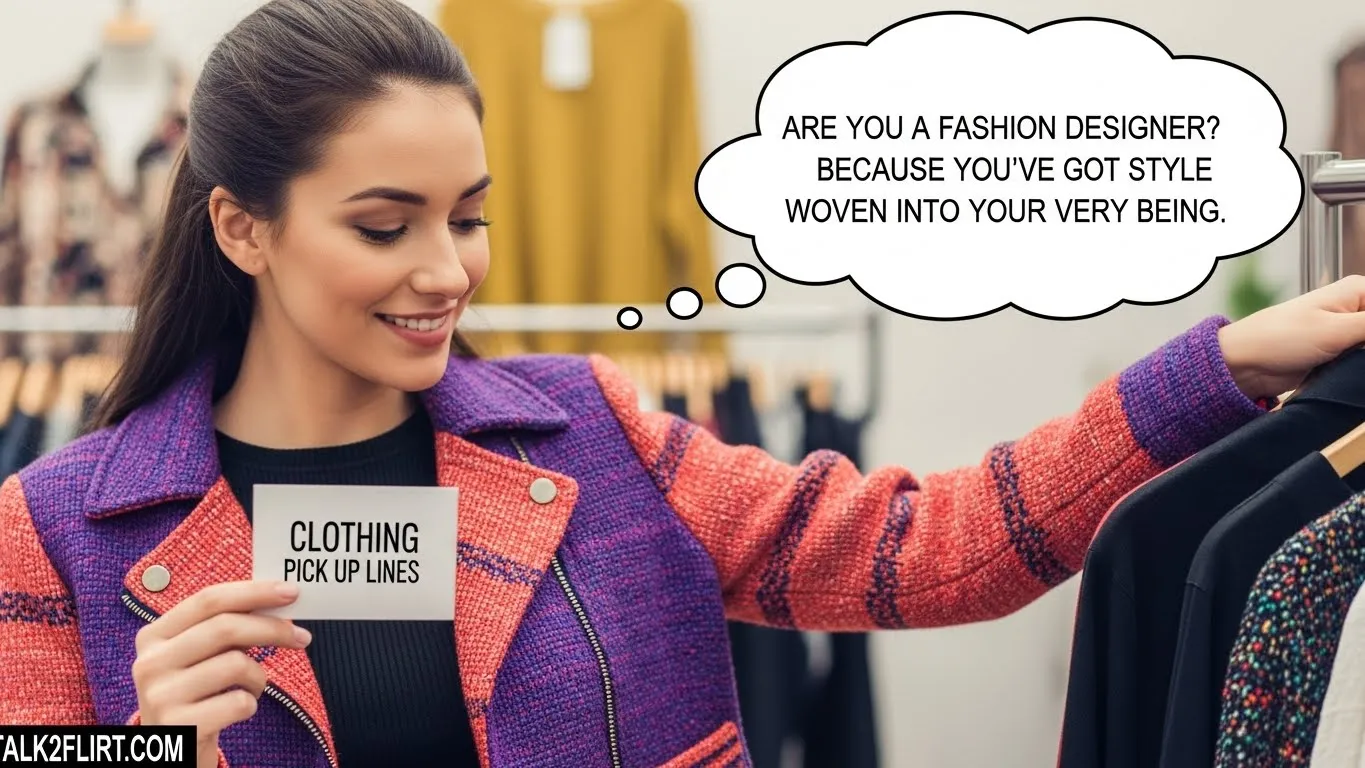 101+ Personalized Clothing Pick Up Lines (Stylish and flirty) for 2026