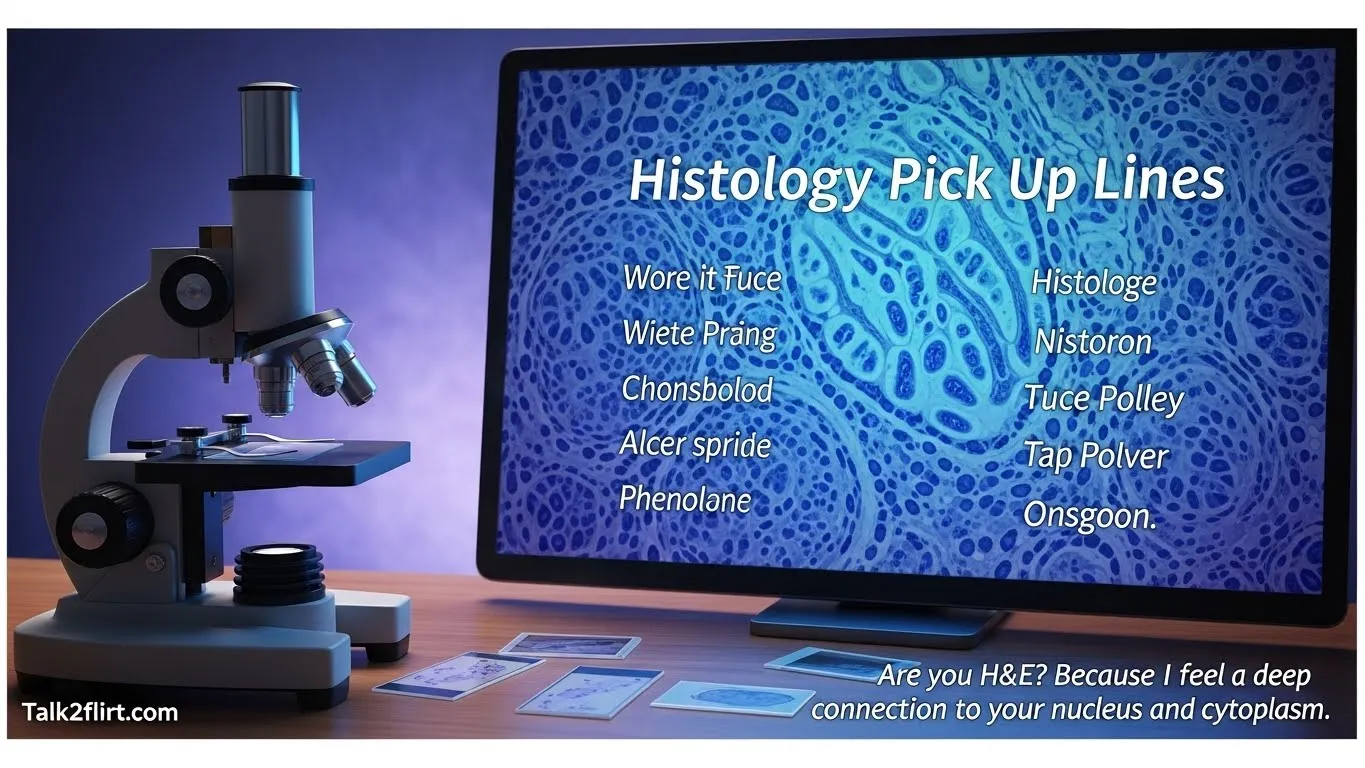 101+ Custom Histology Pick Up Lines (Cute & Flirty) for 2026