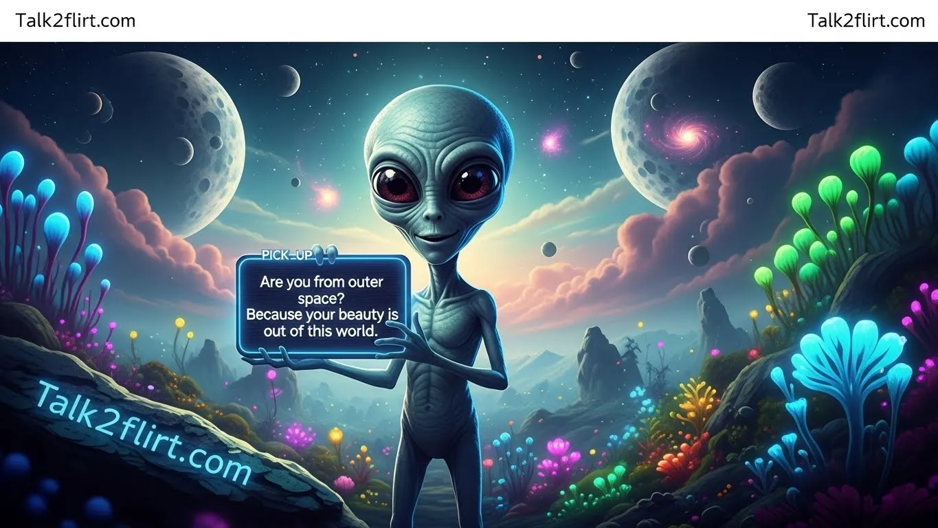 101+ Alien Pick Up Lines (Funny ,Flirty and Romantic) for 2026