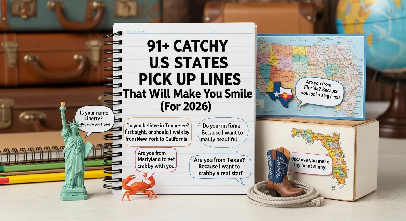 91+ Catchy US States Pick Up Lines That Will Make You Smile (For 2026)